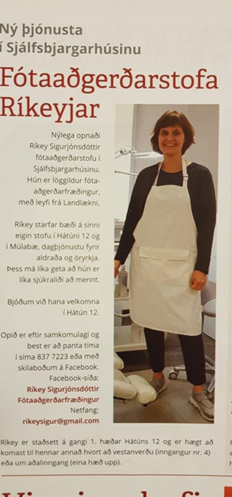 Fótaaðgerðastofa Ríkeyjar | Noona